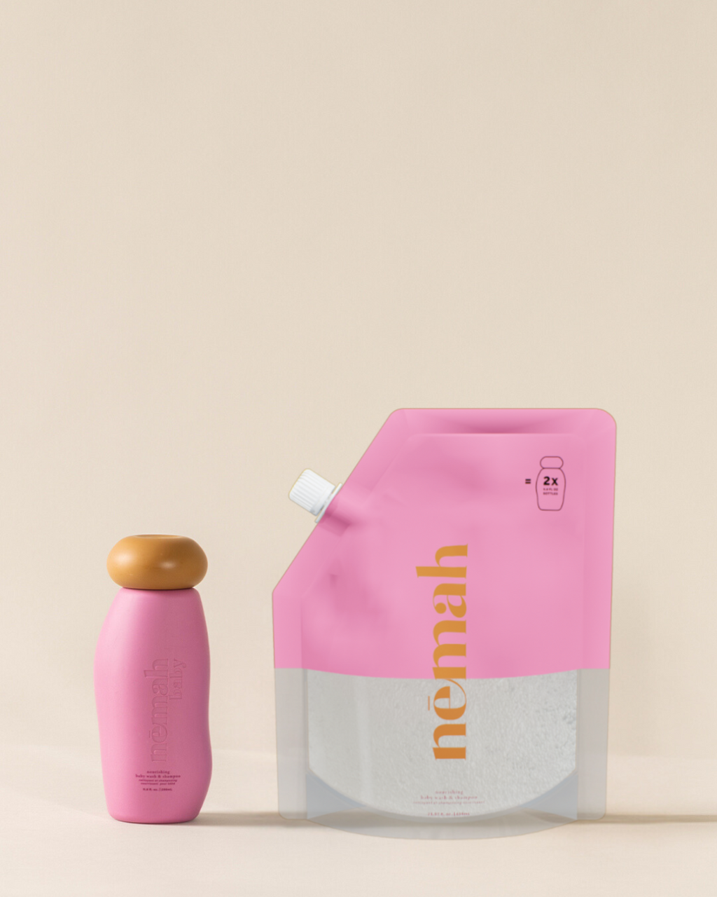 Nourishing Baby Wash & Shampoo Refill Set – Nēmah